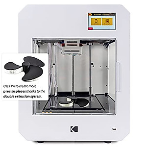 Kodak 3D Printer Portrait, White, 21.1 x 20.7 x 20.7 in