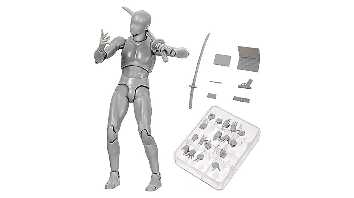 Body Kun DX & Body-Chan DX Action Figures for Artists