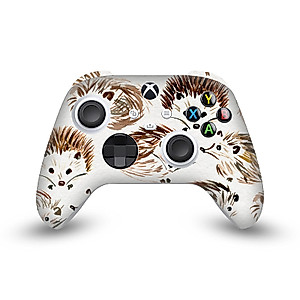 Head Case Designs Officially Licensed Cat Coquillette Hedgehogs Art Mix Matte Vinyl Sticker Gaming Skin Case Cover Compatible with Xbox Series X / S Controller