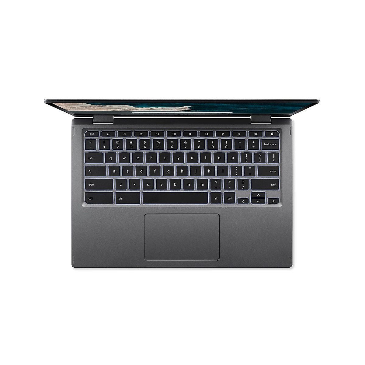 acer Chromebook Spin 513 2-in-1 Laptop (13.3" FHD Touchscreen, 8-Core Qualcomm CPU, 4GB RAM, 64GB eMMC), Home & Student, Webcam, Backlit KB, Long Battery Life, IST Stylus, Chrome OS, Steel Gray