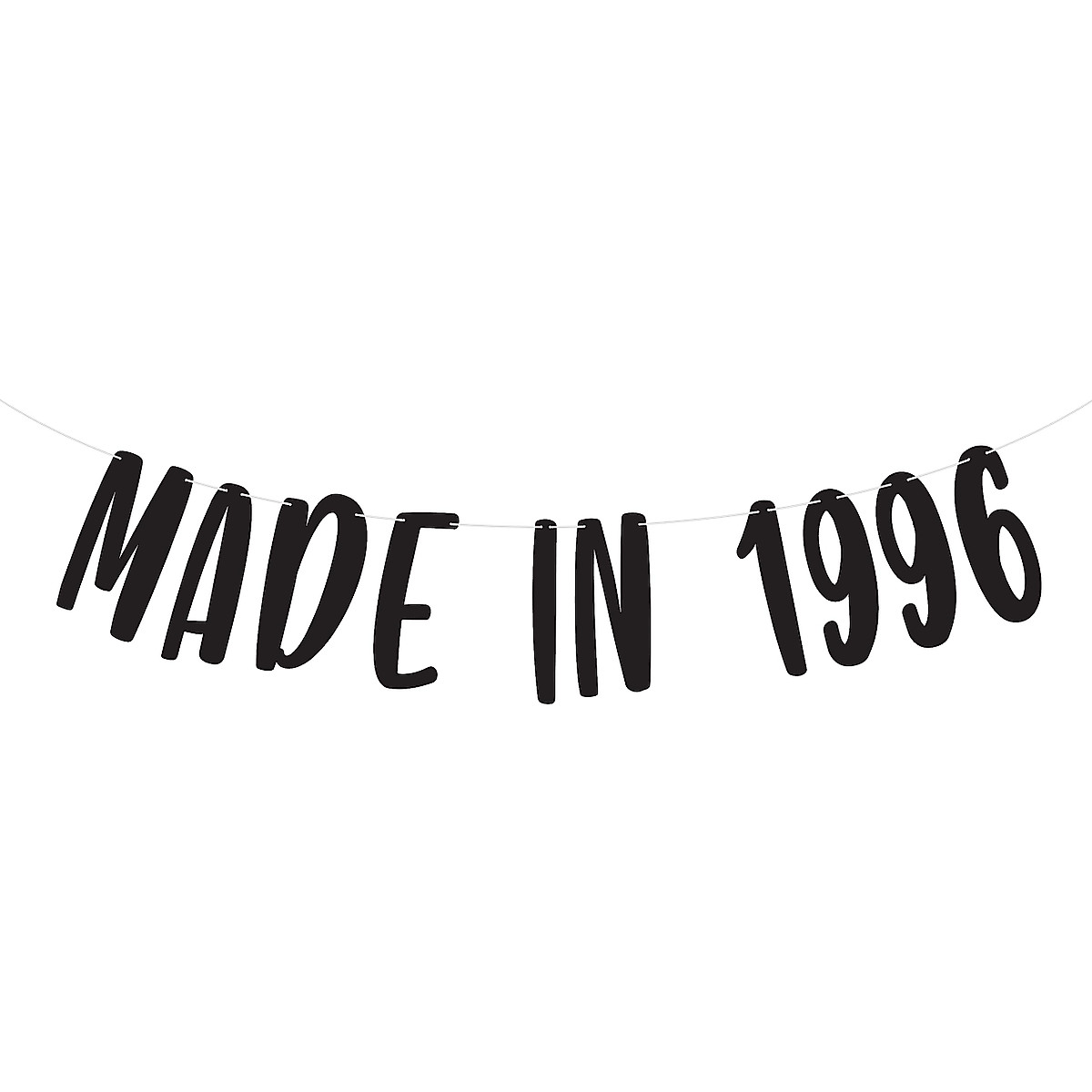 Made in 1996 Banner, Born in 1996, Birthday Banner