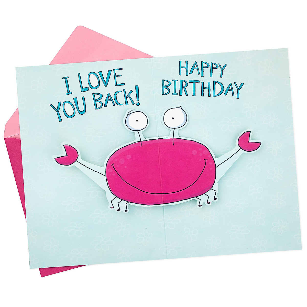 Hallmark Birthday Card for Mom (Pop Up Crab)