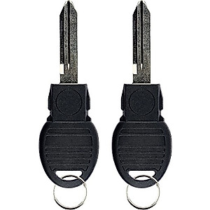 KeylessOption Replacement Keyless Entry Remote Blade Blank Insert for Smart Prox Key (Pack of 2)