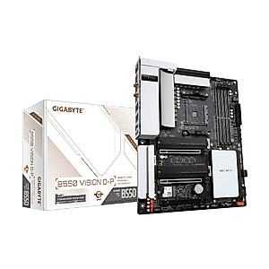 GIGABYTE B550 Vision D-P (AM4/ AMD/ B550/ ATX/Dual M.2/ SATA 6Gb/s/USB 3.2 Type-C/Thunderbolt 3/ WiFi 6/ Dual 2.5GbE LAN/PCIe 4.0/ Motherboard)