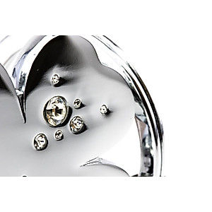 TROIKA Girls Best Friends "Clover" – KR9-30/CH – Keyring – Made with Swarovski® Elements – cast Metal– Shiny – Chrome Plated – Silver – TROIKA-Original