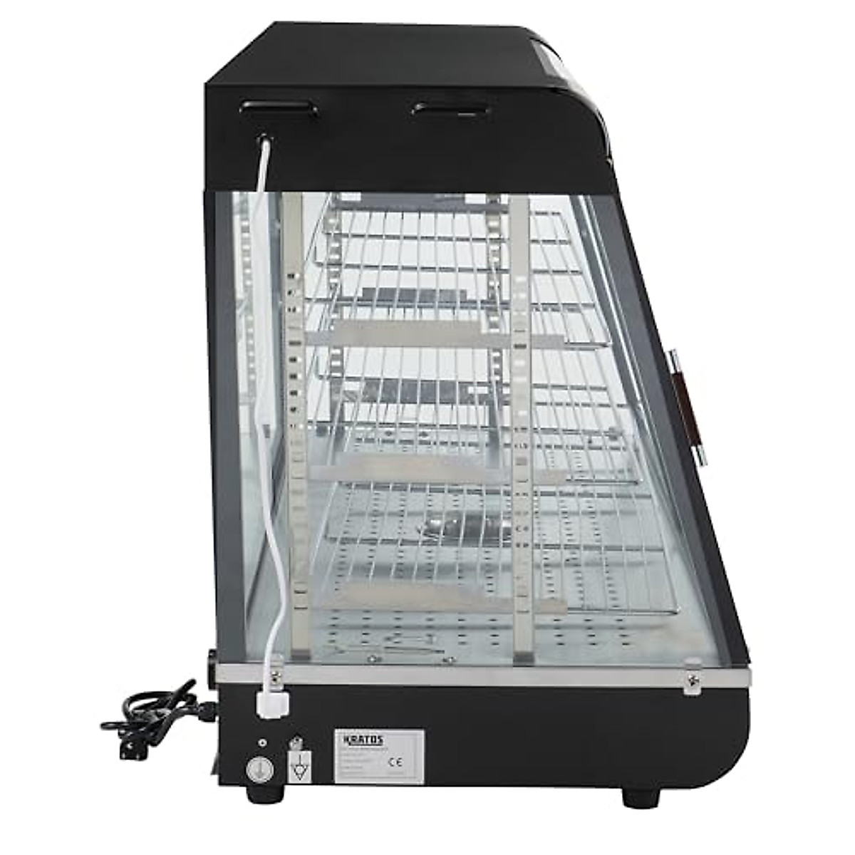 Kratos 30Y-017 48" Hot Food 3 Shelf Display Case and Merchandiser with Sliding Doors - 120V, 1200W