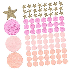 BESTOYARD 2pcs 2 Baby Confetti Dining Table Decoration Happy Birthday Balloons Decorative Party Confetti Blue Ballons Party Confetti Supplies Birthday Confetti Ornament Letter Paper Pink