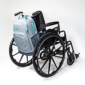 adidas Adaptive Backpack, Jersey White/Semi Flash Aqua Blue, One Size