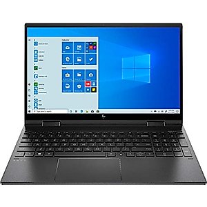 HP Envy X360 2-in-1 15.6" FHD IPS Multitouch Screen Laptop | AMD Ryzen 7-4700U 8 cores | 16GB RAM | 512GB SSD | AMD Radeon | Backlit Keyboard | Fingerprint Reader | HDMI | Windows 10
