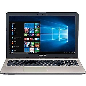 Asus X540SA 15.6-Inch Laptop (Intel Dual Core N3050 2.16GHz, 4GB RAM, 500GB DD, HD LED Backlit Display, DVD/CD Burner, HDMI, VGA, Wifi, Webcam, Windows 10), Chocolate Black