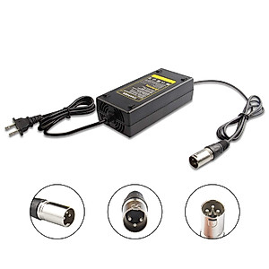 Fancy Buying 120W 3-Pin Male XLR Connector Charger for 24v 5AMP 5A Mobility Scooter Wheelchair Battery Charger Upgrade 3AMP & 4AMP