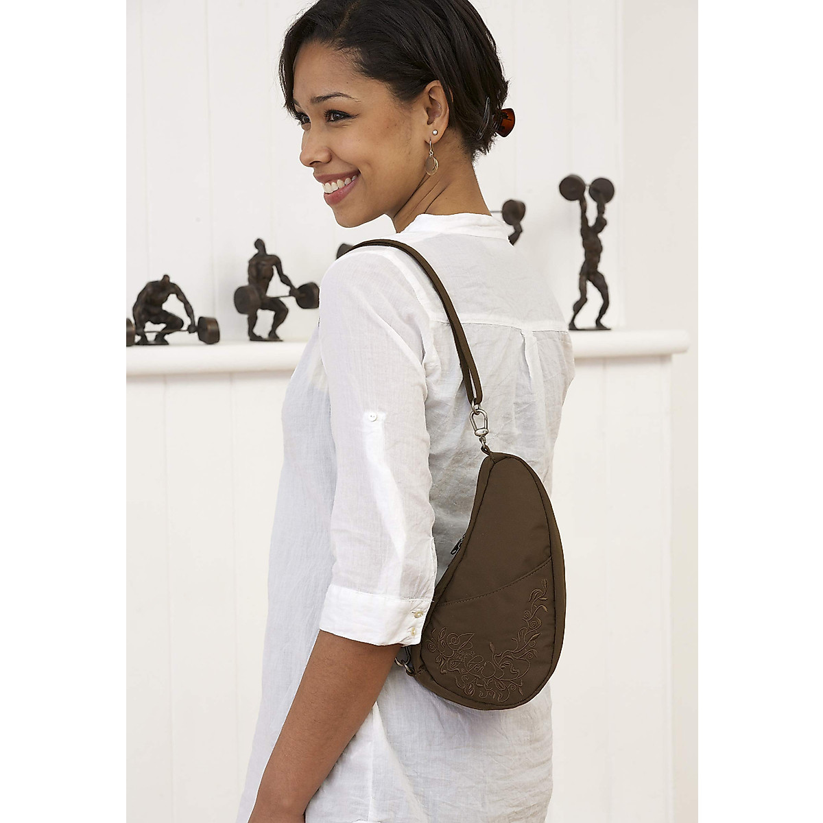 AmeriBag I Love My Life Healthy Back Bag,Chocolate,one size