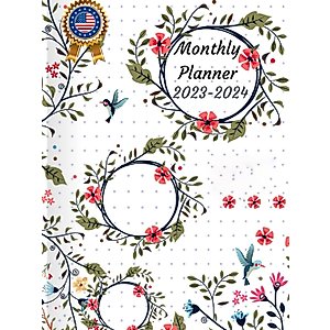 July 2023-December 2024 18 Month: Weekly Planner Calendar Schedule Organizer July 2023 to December 2024,A4