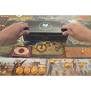 Stonemaier Games: Scythe: The Rise of Fenris | 8 Episode Scythe Campaign | Adds an Additional 11 Modules to Play Through | Add to Scythe (Base Game) | 1-5 Players, 115 Mins, Ages 14+