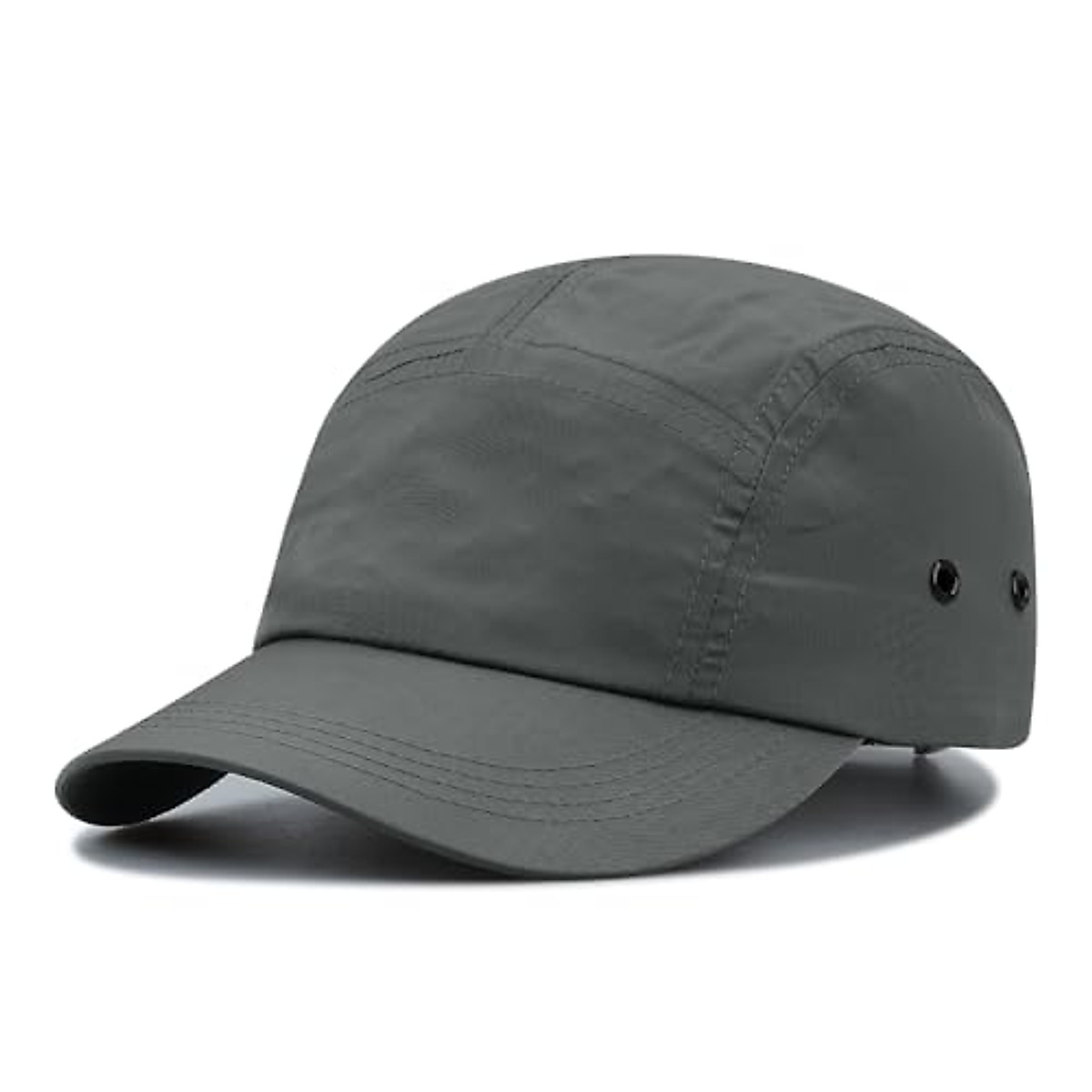 CLAPE 5 Panel Hat for Men, Curved Brim UPF50+ Sun Hats Quick Dry Outdoor Sports Running Hat Baseball Cap