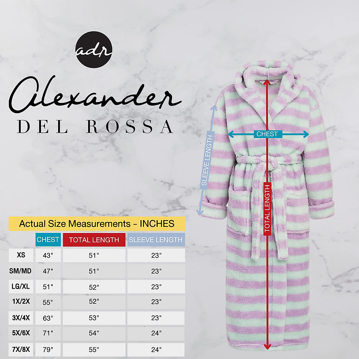 Alexander Del Rossa Womens Fluffy Robe, Fuzzy Robe for Women, Long Hooded Robes for Women, Plus Size Robe Pink Rose Quartz Medium (A0304RSQMD)