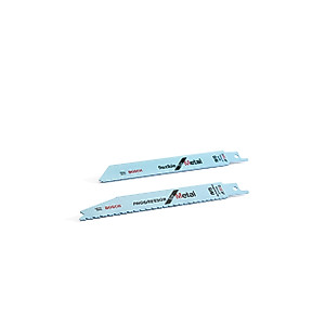Bosch Professional 260925C109 2 TLG. Säbelsägeblatt (für Metall, Zubehör Säbelsäge) 2-Piece Set. Reciprocating Blade, Accessory Sabre Saw