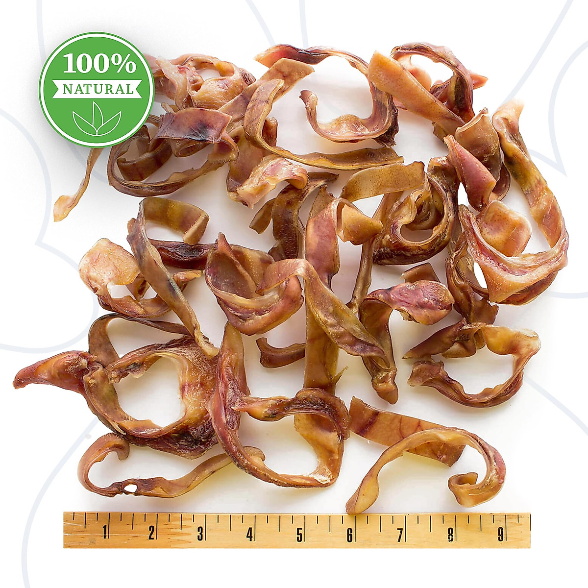 Super Can Pig Ears Slivers for Dogs 1LB - All Natural Dog Chews - Long Lasting Treats Small Medium Large Dogs - Rawhide Free & High Protein - Low Fat, Odor Free, Grain Free - Supports Dental Health
