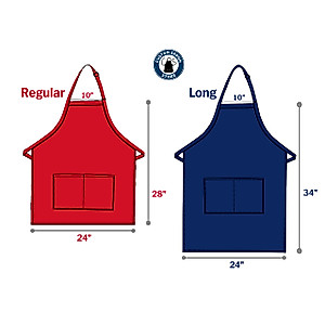 Grill Master Apron - Personalized Adult Aprons - Embroidered Grilling Chef Apron For Men - Customized Chef Aprons For Women Black