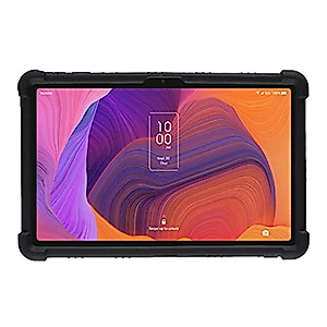 HminSen Case for TCL Tab Pro 5G Tablet, Kids Friendly Soft Silicone Adjustable Stand Cover for TCL Tab Pro 5G TCL-9198S / VASTKING KingPad M10 10.36 inch Tablet (Black)
