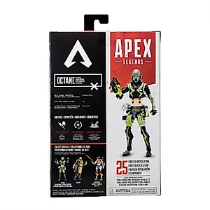 apex legends Action Figure 6-Inch Octane Collectible Rare: Hit and Run