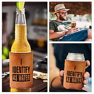 Gifts for Dad from Daughter, Son for Fathers Day - Dad Gifts, Men Gifts - Birthday Gifts for Men, Dad Birthday Gift, Birthday Gifts for Dad - Retirement Gifts for Men, Leather Can Cooler for Men 12Oz