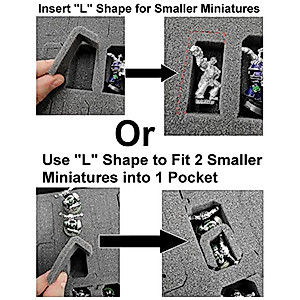 Case Club 134+ Miniature Figurine Hard Shell Carrying Case - Fits Warhammer 40k, DND, Battletech, Citadel & More! This Tabletop Army Travel & Storage Case Will Organize Your D&D and Warhammer Set