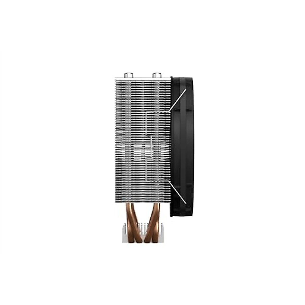 be quiet! Shadow Rock Slim 2 160W TDP CPU Cooler | Intel 1700 1200 2066 1150 1151 1155 2011-3 Square ILM | AMD AM4 | Silver | BK032