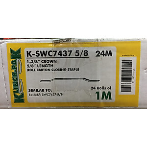 K-SWC7437-5/8 (1M), SWC7437 Roll Staple (1,000 Staples Per Roll) (24 Rolls Per Case) - AXXIS-K-SWC7437-5/8 (1M)