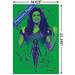 Trends International Marvel She-Hulk: Attorney At Law - Pose Wall Poster, 14.725" x 22.375", Premium Unframed Version