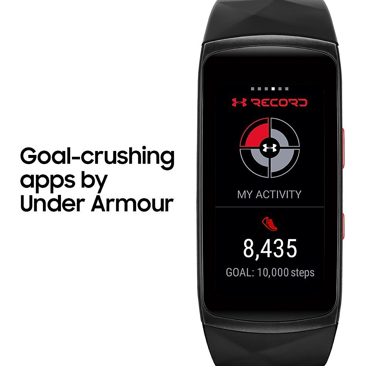 SAMSUNG Gear Fit2 Pro Fitness Smartwatch (Small) - Red (Renewed)