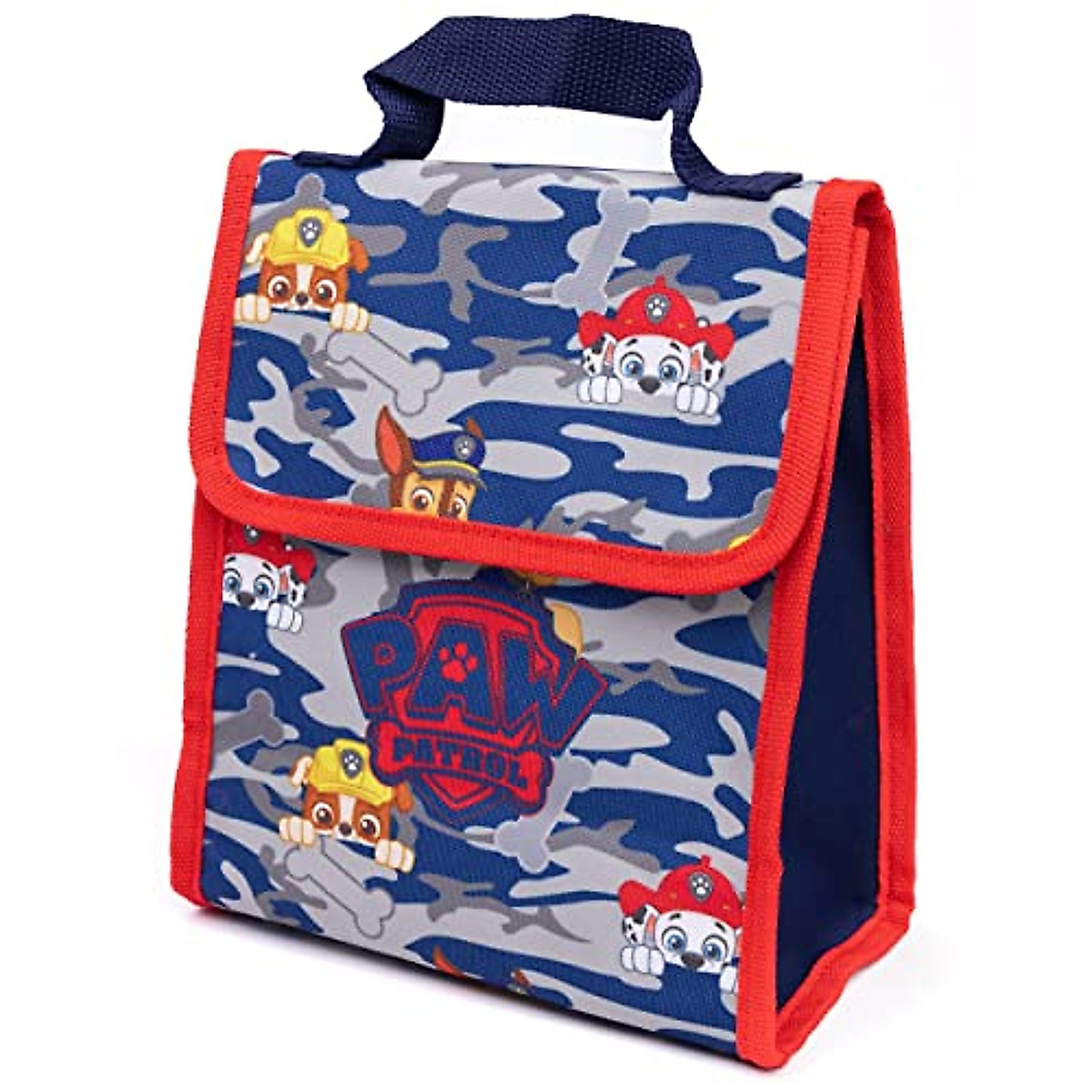 Paw Patrol Backpack Set Kids 4 Piece Camo Lunch Box Water Bottle Pencil Case