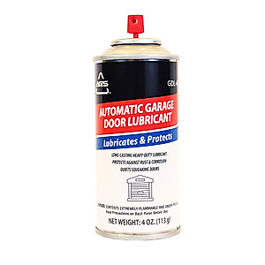 AGS Company Garage Door Lubricant, Aerosol, 4 oz, Garage Door Lubricant Spray, Protects Grage Door Rollers and Springs, Quiets Squeaky Garage Doors, All Weather Formula