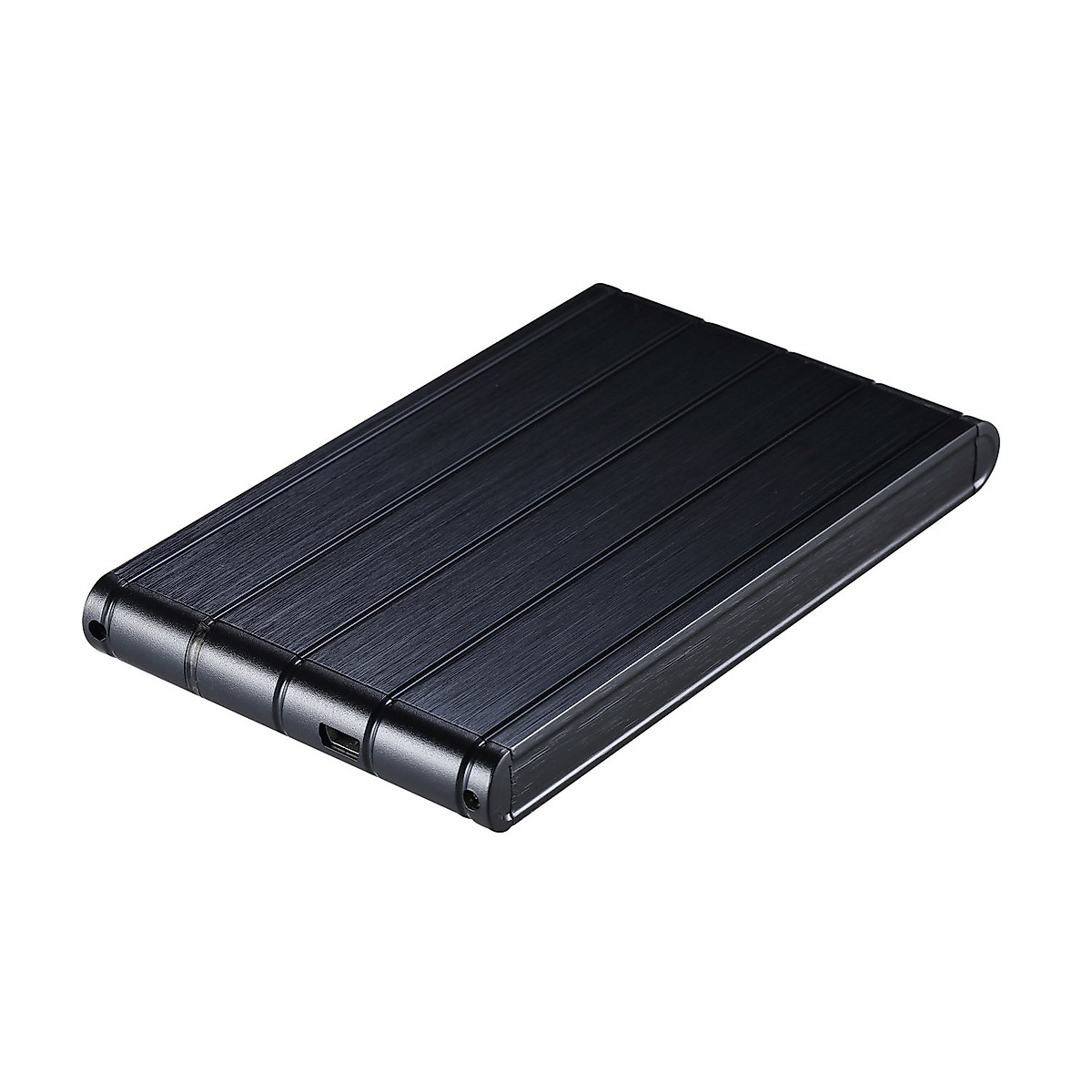 BIPRA USB 3.0 Ultra Slim Hard Drive Enclosure Case for 2.5" SATA Hard Drive Stylish Design GD25603 (Black_GD25603)