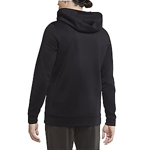 Nike DRI-FIT Men's Therma Full Zip Training Hoodie (as1, alpha, m, regular, regular, Black)
