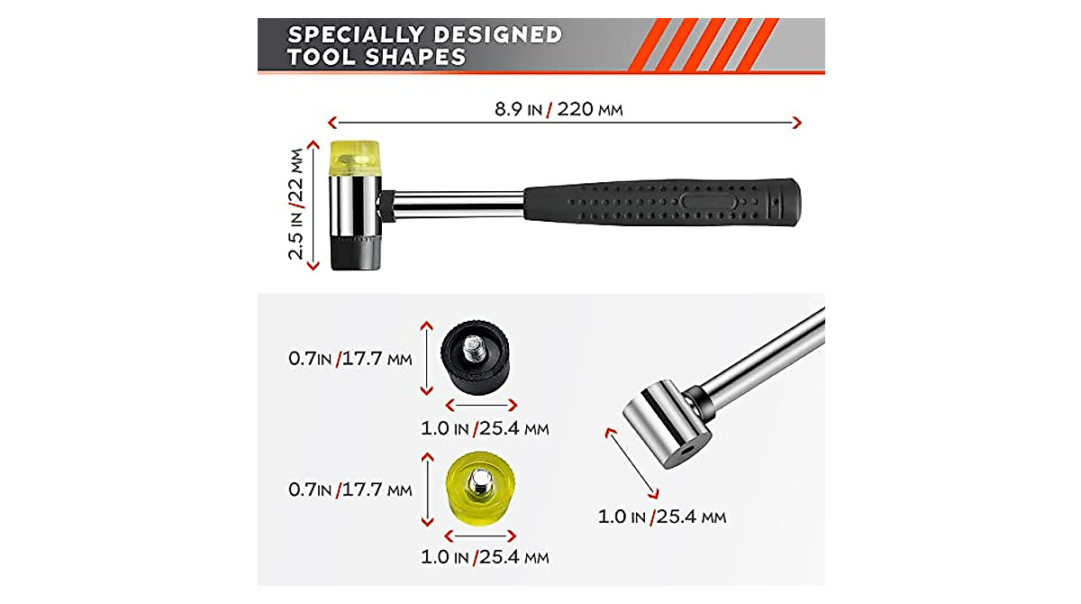 Small Rubber Mallet for Crafts & Flooring - LEGLO