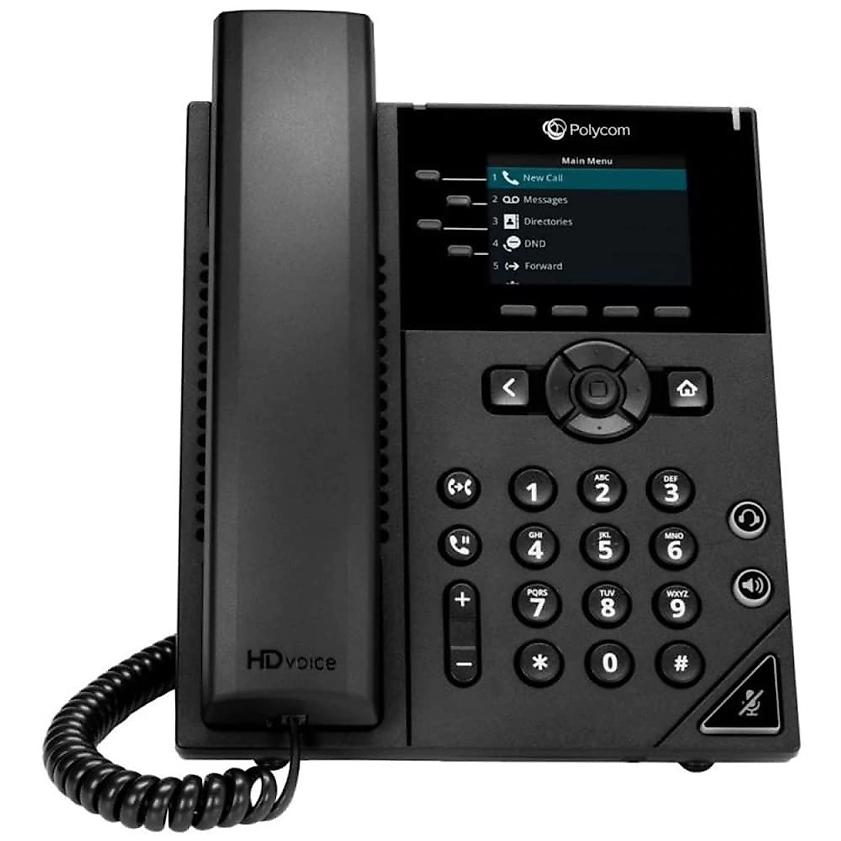 Polycom VVX 250 Desktop Business IP Phone with Power Supply (Renewed)
