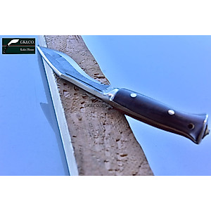 GK&CO. Kukri House Genuine Kukri/Khukuri- 5" Black (Rust Free) Blade Panawal Khukuri- Handmade Factory in Nepal.