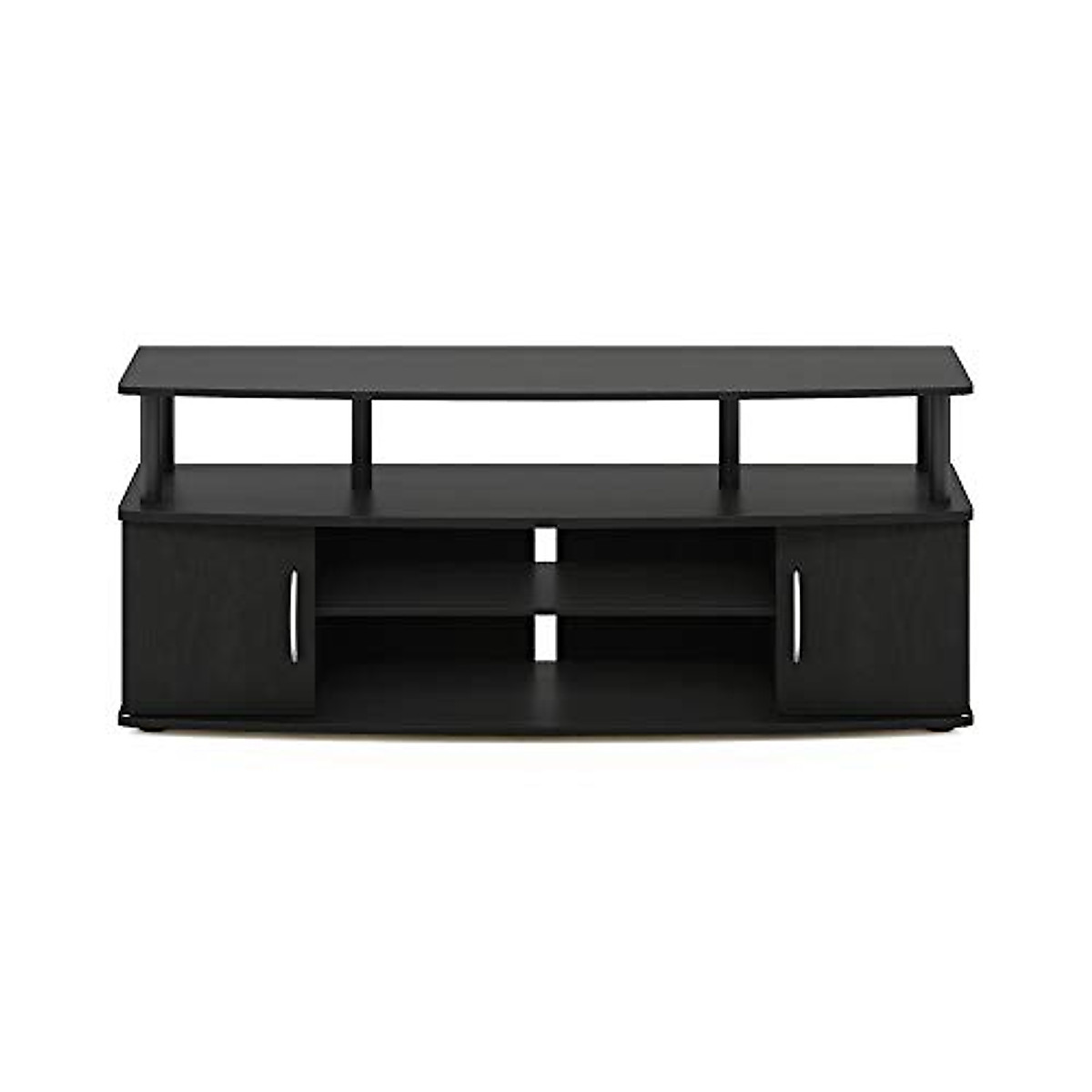 Furinno JAYA Large Entertainment Stand for TV Up to 55 Inch, Blackwood