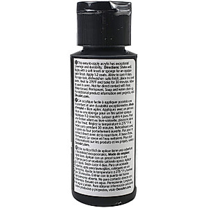 Deco Art GLASS PAINT 2OZ BLACK, us:one size