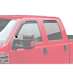 EGR 573151 WindowVisor Dark Smoke 4-Piece in-Channel Tapeless Window Visors