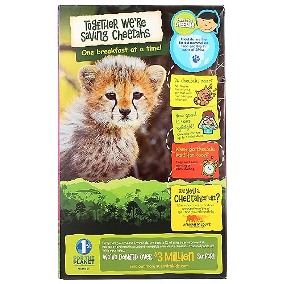 NATURES PATH CEREALS KIDS CHEETAH CHOMPS OR 10 OZ