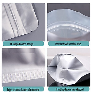 15Pk 4 Gallon Mylar Bags for Food Storage and 20 x 1500cc Oxygen Absorbers, 10 Mil Packaging Bags for Food Storage, Zipper Resealable Pouches Heat Sealable Stand Up Bags