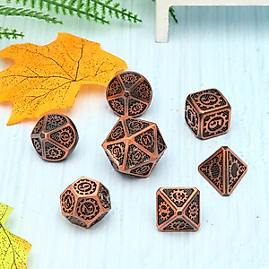 Dungeons and Dragons Dice Set, Metal Polyhedral DND Large Dice Bag Bulk Tower Role Playing Dice