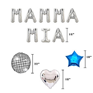 Mamma Mia Party Decorations - Mamma Mia Bachelorette Party, Disco Themed Party Decorations. Mamma Mia Backdrop Mamma Mia Party Supplies Decoration for Mamma Mia Party Bridal Shower Bachelorette Party