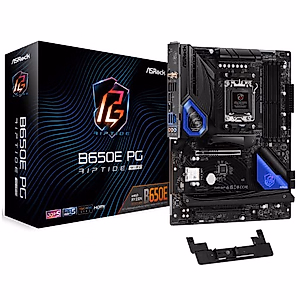 ASRock B650E PG Riptide WiFi AM5 Ryzen 7000 AMD B650 SATA 6Gb/s DDR5 ATX Motherboard