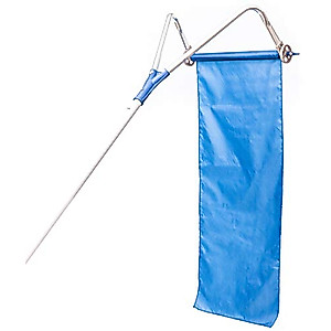 Rooftop Rake Snow Remover, Extendable, Lightweight, Aluminum Handle Extends Up to 21 Feet