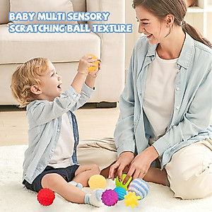 Baby Grisping Balls Textured Multi Sensory Toys Infant Ball Gift Set 6-12 Months Baby Toys