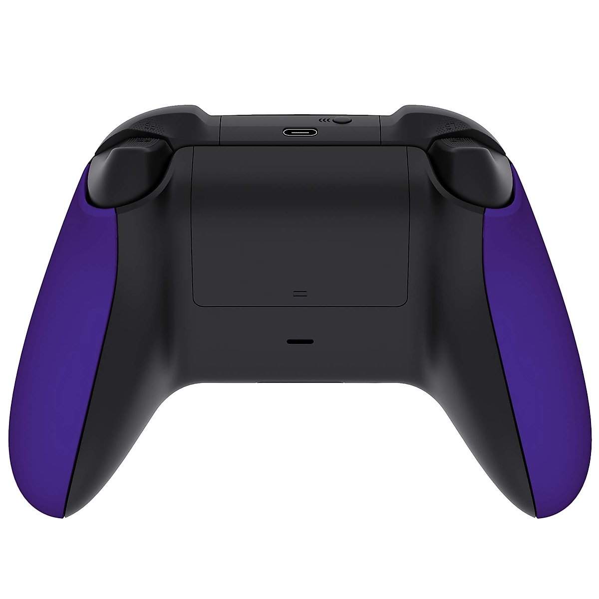 eXtremeRate Side Rails Grips Shell for Xbox Series X & S Controller, Purple Soft Touch Grip Custom Accessories Back Panels Cover Faceplate for Xbox Core Wireless Controller [Controller Excluded]