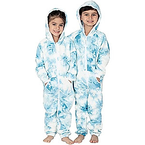 Doggie Joggies - Family Matching Tiedye Blue Pet Hoodie - Pet - XXLarge (Fits Up to 120 lbs)